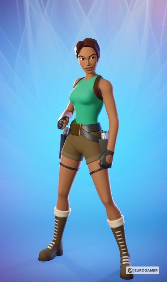 Fortnite Season 6 Battle Pass Skins Including Lara Croft Agent Jones Raz And Tier 100 Spire